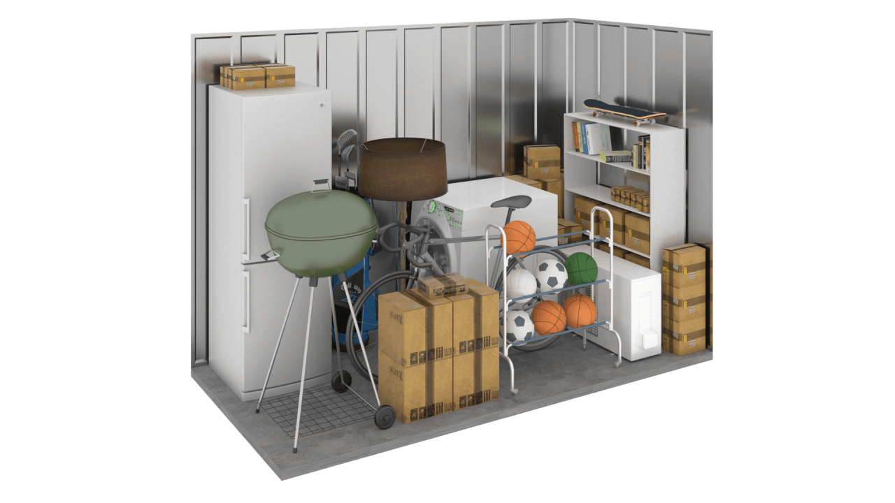 5' x 7' Storage Unit - Stor It USA Self Storage